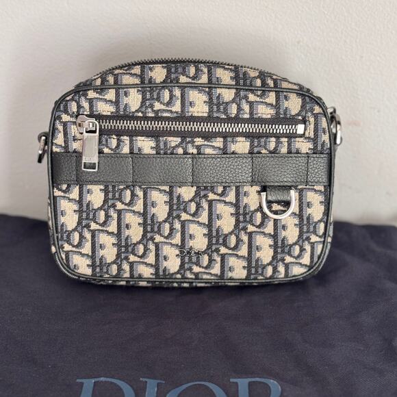 Dior | Bags | Dior Mini Safari Bag With Strap Beige And Black Dior ...
